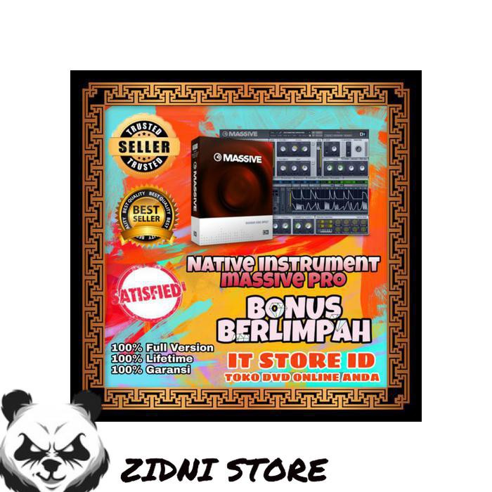 Jual SOFTWARE APLIKASI SWA1133 NATIVE INSTRUMENT MASSIVE PLUGIN VST DVD ...