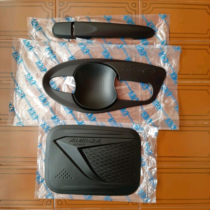 Jual Cover Handle Outer mangkok Pintu dan Tank Bensin All New Avanza Blacktivo black hitam ...