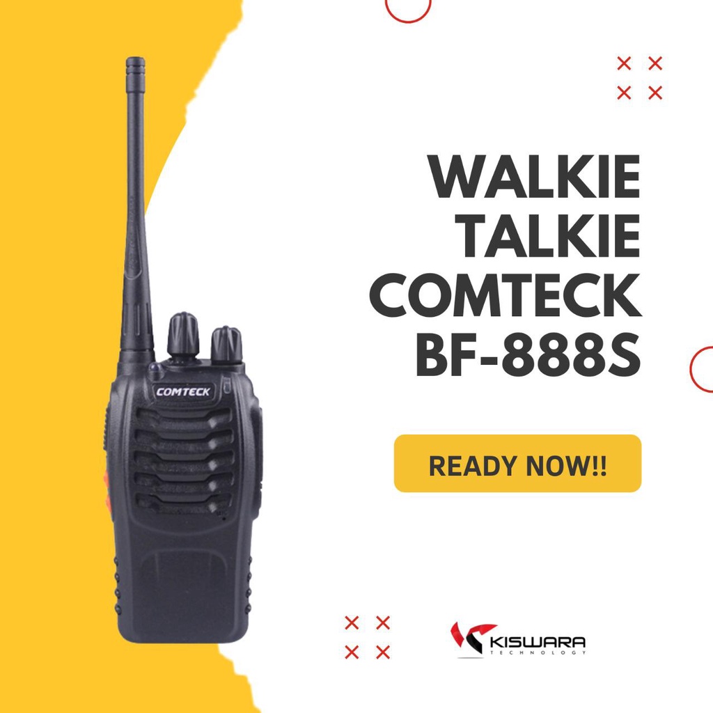 Jual Walkie Talkie Radio Comteck BF-888S garansi 1th alat komunikasi ...