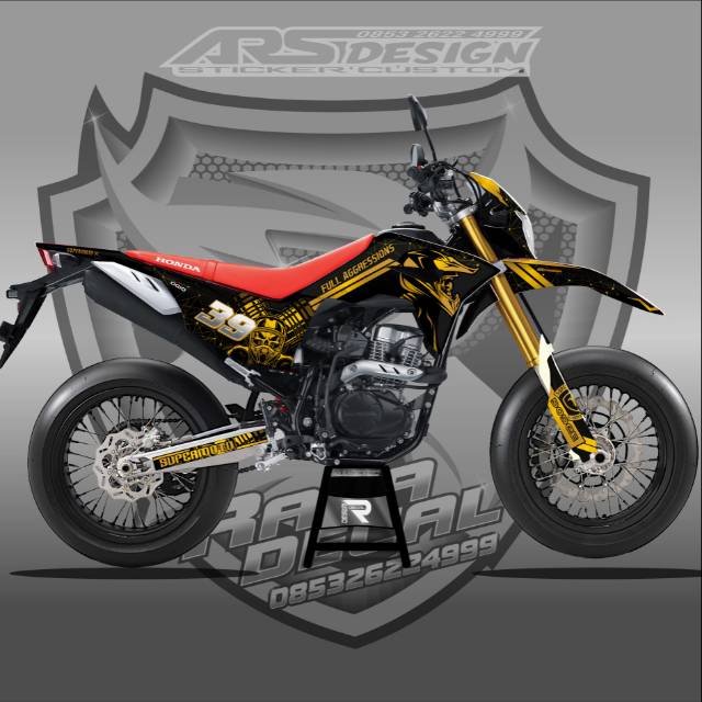 Jual Decal Sticker CRF 150L-Dekal Stiker Fullbody CRF 150L Grafis honda crf supermoto | Shopee ...