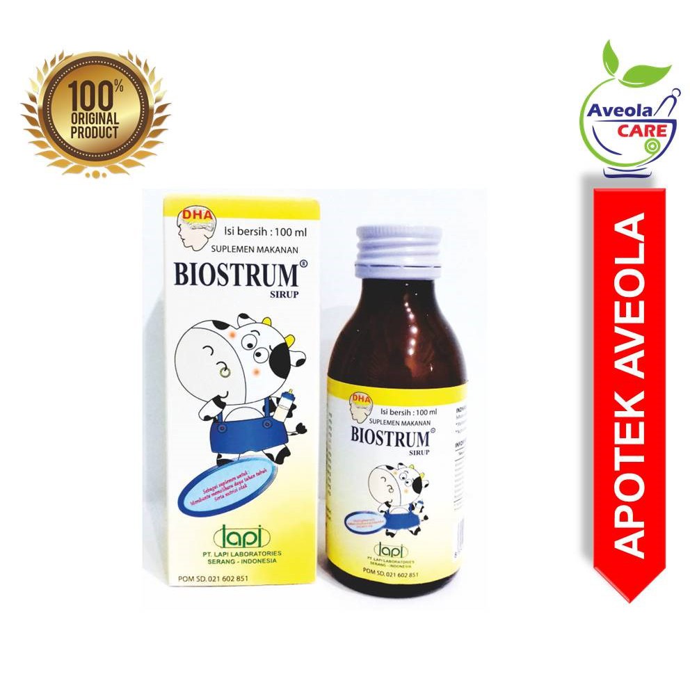 Jual Biostrum Sirup 100 ml - Produk Original | Shopee Indonesia