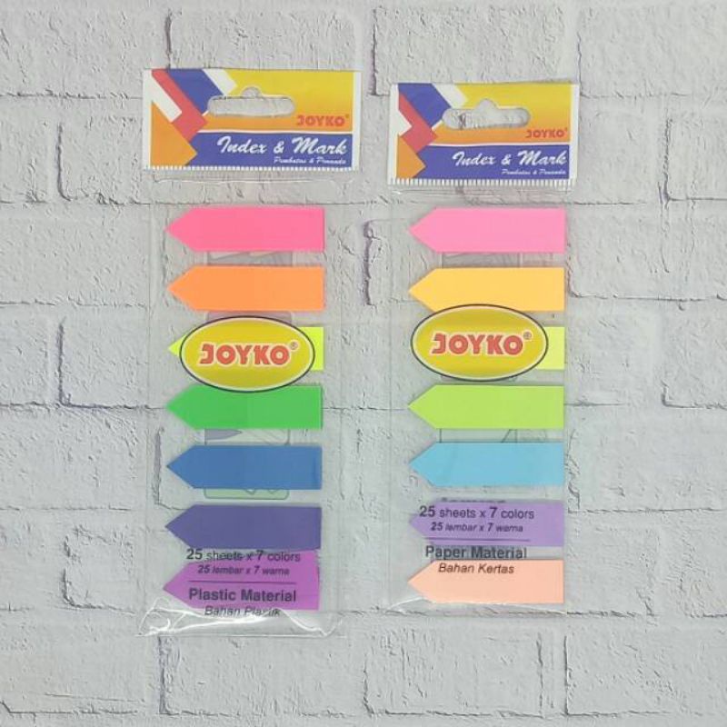 Jual JOYKO/FORTE PEMBATAS PENANDA PANAH / STICKY NOTES ARROW 7 WARNA ...