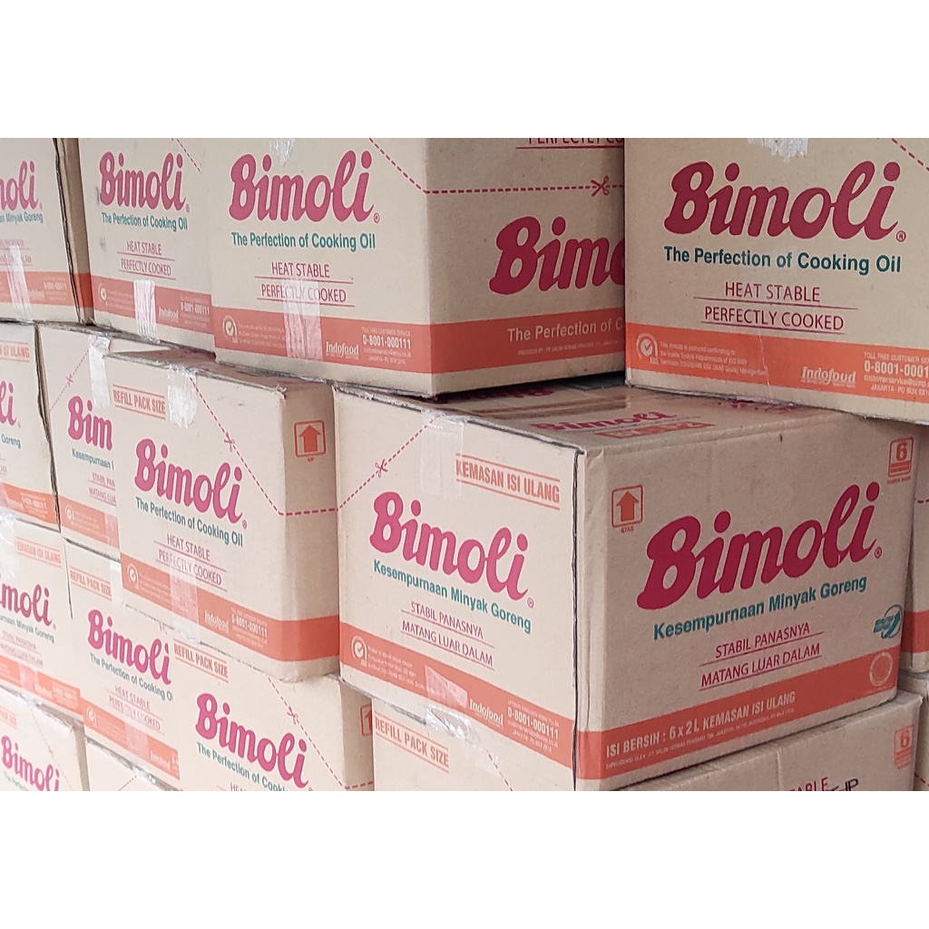 Jual Bimoli Klasik 2 Liter Minyak Goreng [1 Karton x 6 Pouch] | Shopee ...