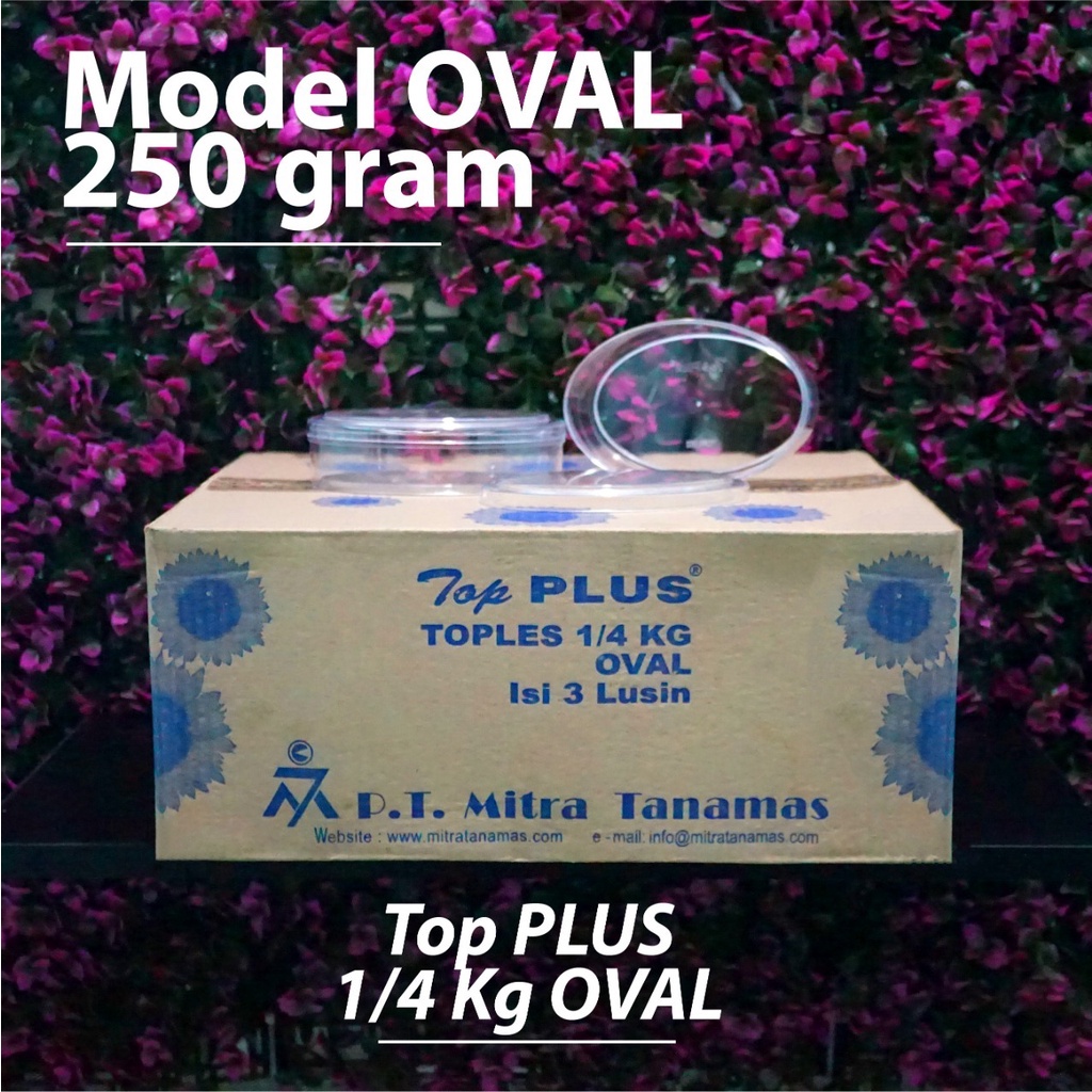 Jual (Depok) Toples Top Plus - Mitra Tanamas - Model Oval - Volume 250 gram | Shopee Indonesia