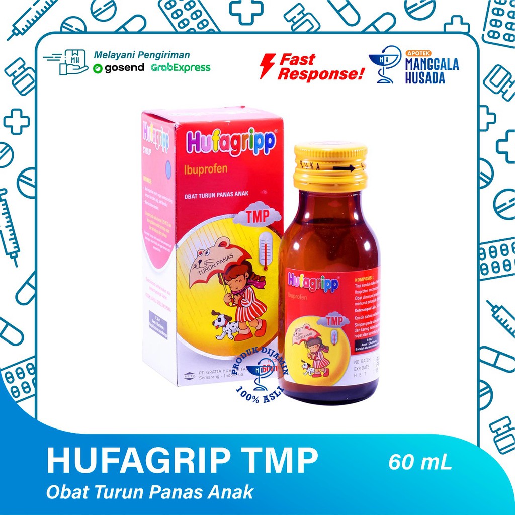 Jual HUFAGRIP DEMAM SIRUP (MERAH) 60 ML | Shopee Indonesia