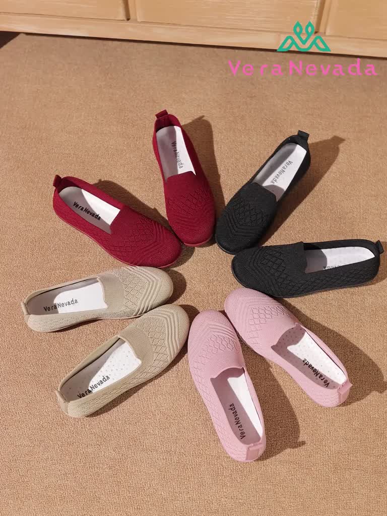 Jual Vera Nevada Sepatu Flat Slip On Wanita Shoes A24 | Shopee Indonesia
