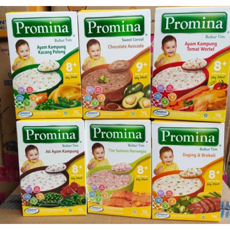 Jual Promina bubur tim 8+ 100 gram | Shopee Indonesia