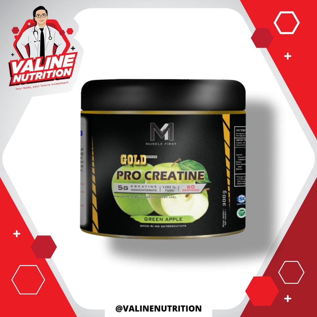 Jual Muscle First Pro Creatine 300 gram pre workout m1 pro creatine ...