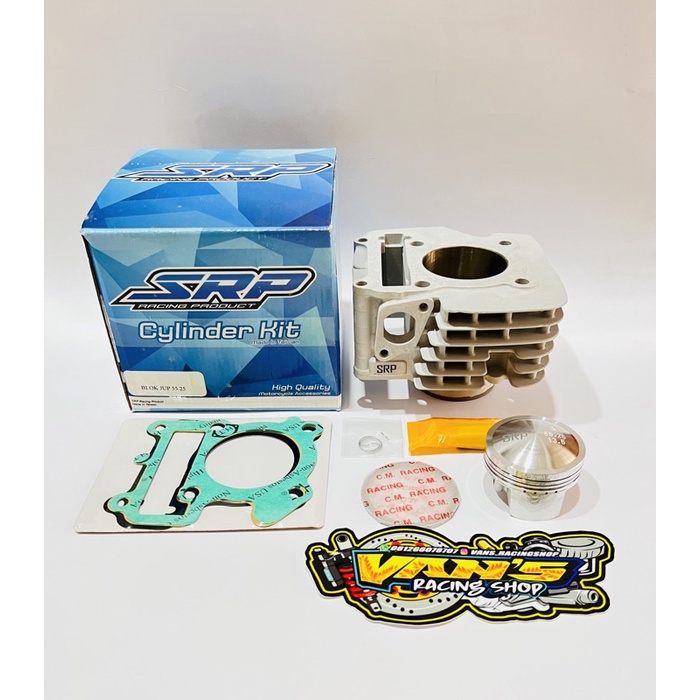 Jual BLOCK BLOK KERAMIK 55.25 JUPITER Z 110 5TP PISTON FORGED SRP 130CC ...