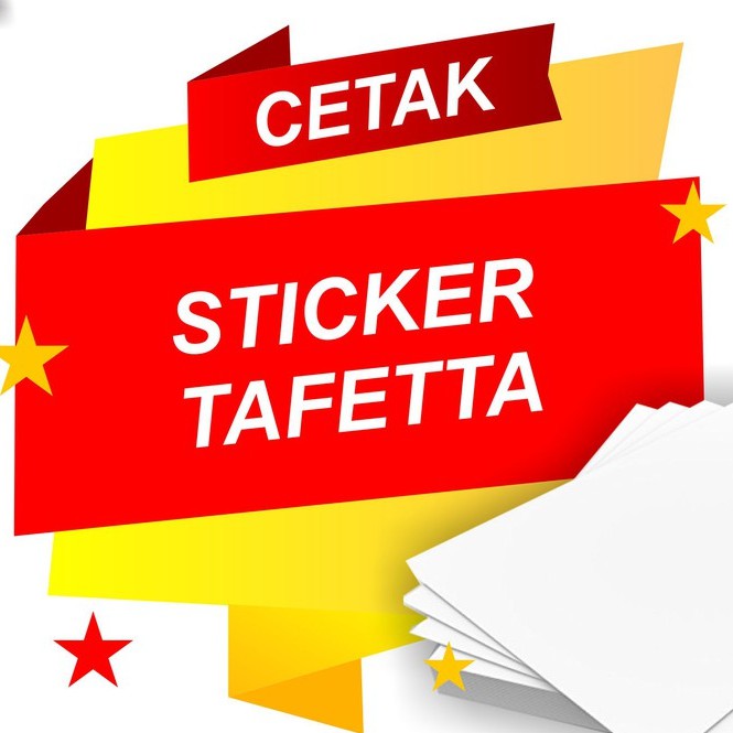 Jual Cetak print Sticker / stiker Taffeta A3+ | Shopee Indonesia