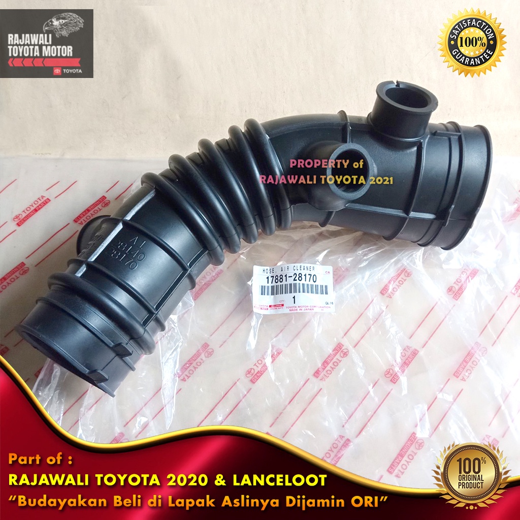 Jual Selang Hawa Harrier 2003-2012 2400cc Filter Saringan Udara Hose ...