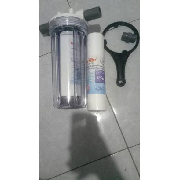 Jual filter penjernih air DENGAN TAMBAHAN 1PCS SPON/KETRID | Shopee ...
