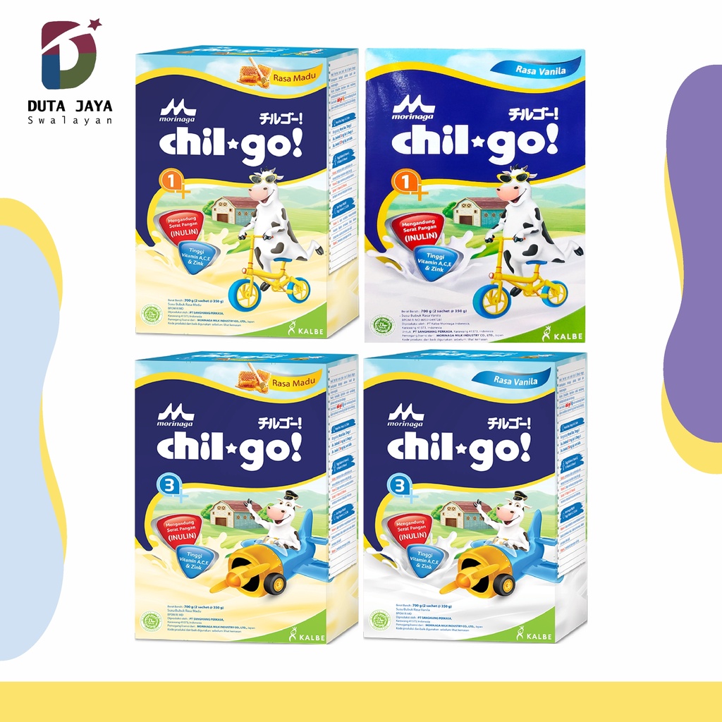 Jual Morinaga Chil Go Powder 1+ 3+ Susu Formula Pertumbuhan Anak Bubuk 700 Gram | Shopee Indonesia
