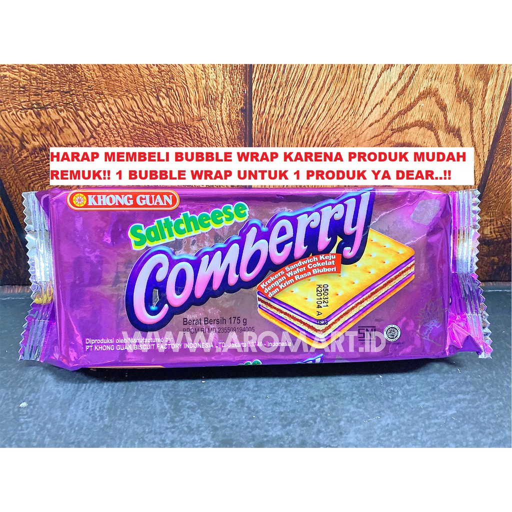 Jual Khong Guan Saltcheese Comberry - 175g | Shopee Indonesia