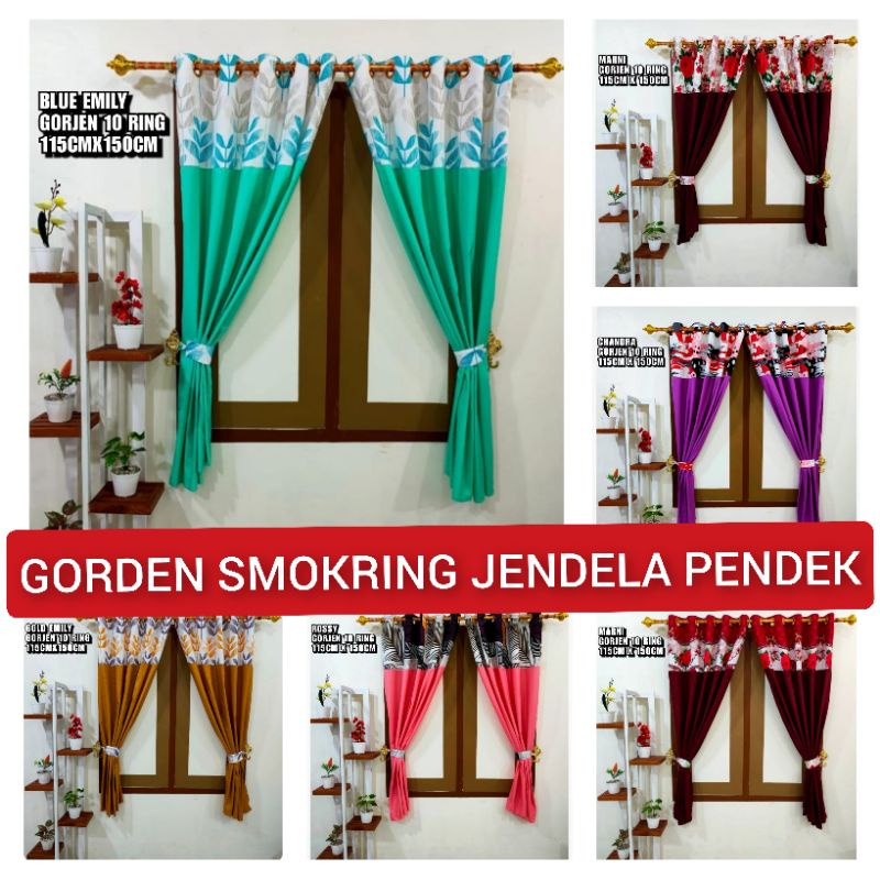 Jual GORDEN SMOKRING 10 RING HORDEN JENDELA PENDEK GORDYN UKURAN 120 x ...