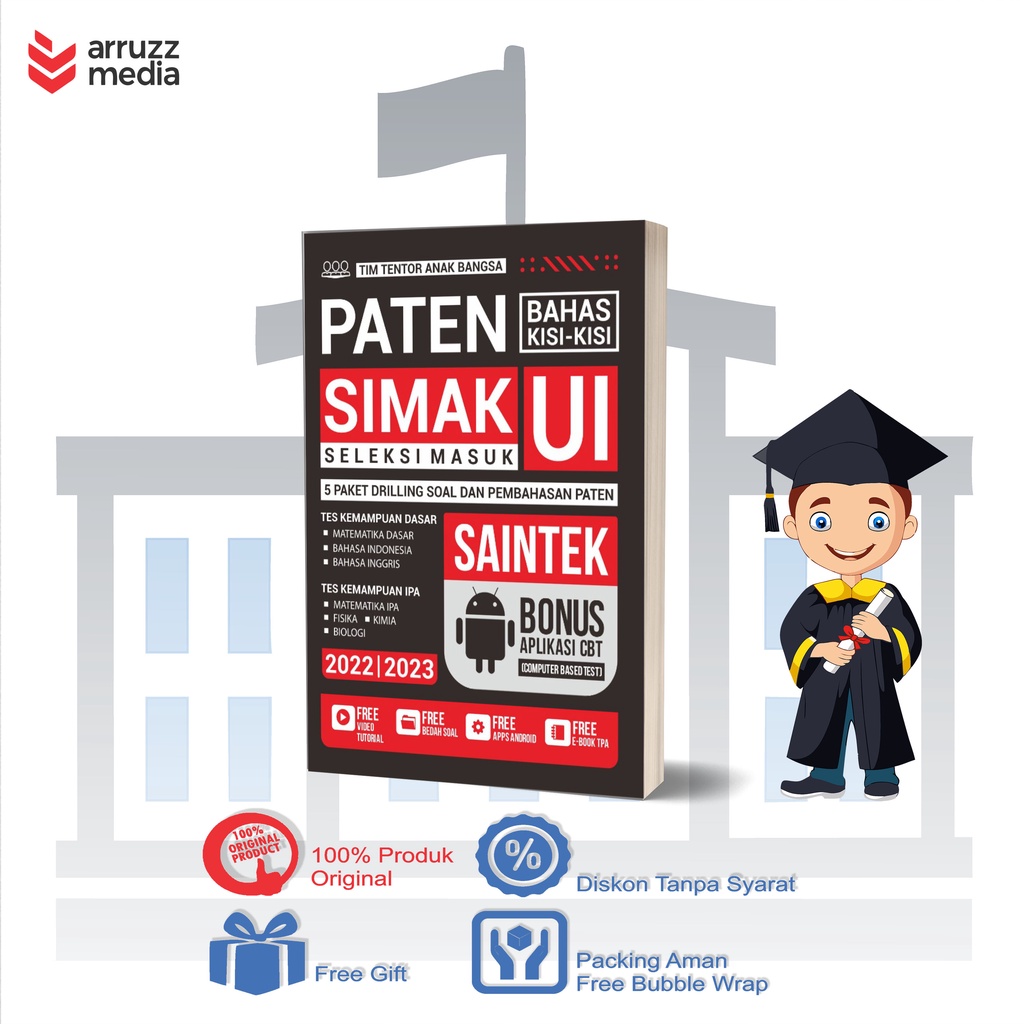 Jual BUKU Seleksi Masuk UI SAINTEK 2022 2023 - SIMAK UI SAINTEK 2022/2023 | Shopee Indonesia