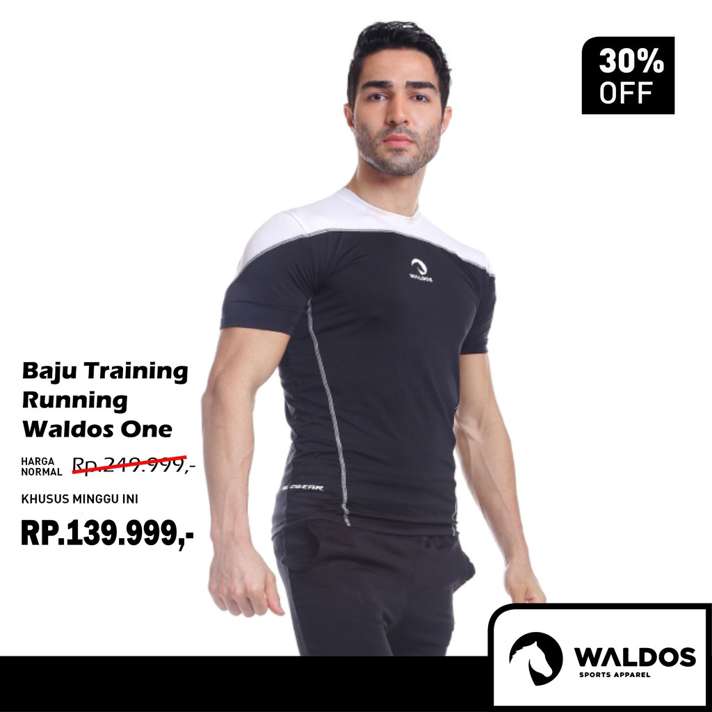 Jual Baju Training / Running / Gym Waldo One (Original) d2ca | Shopee ...