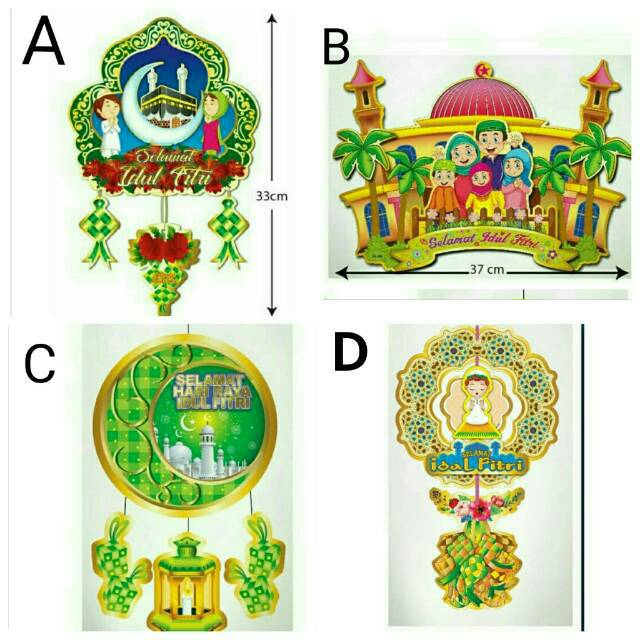 Jual Hiasan Pernak Pernik Lebaran Idul Fitri | Shopee Indonesia