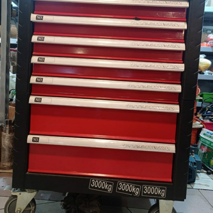 Jual tool kit cabinet / lemari tool kit 7 susun merk Chrono7 facom ...