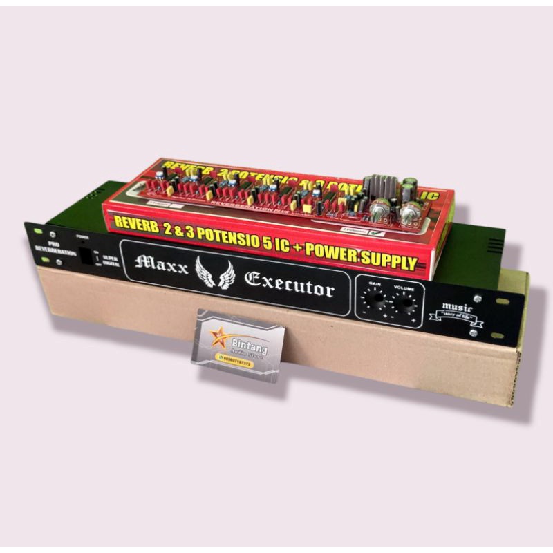 Jual Paket kit + Box ECHO Reverb 2 Potensio Reverbration | Shopee Indonesia