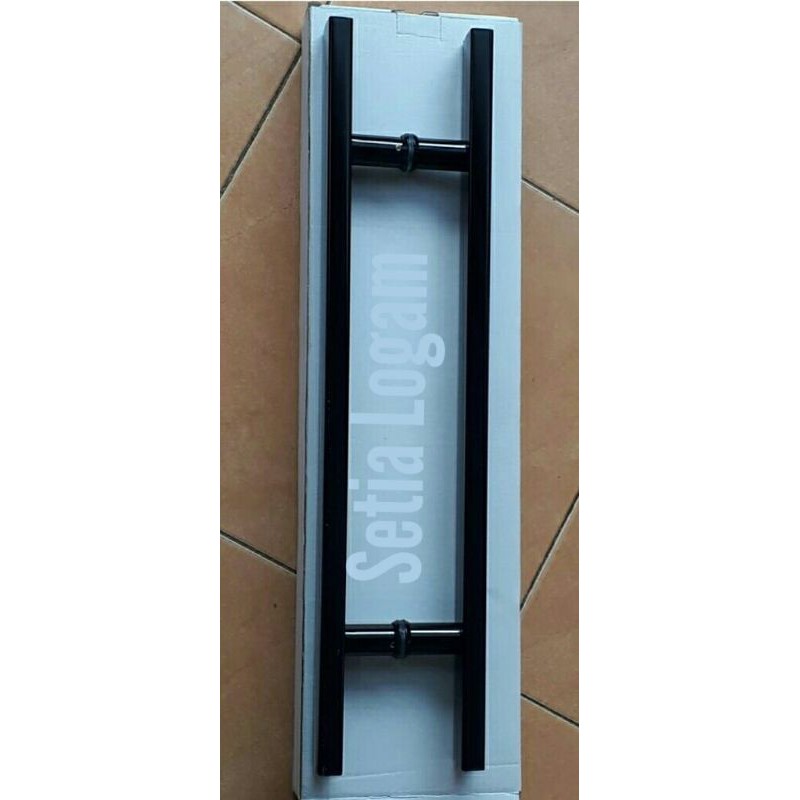 Jual Handle pintu kaca 60cm motif kotak baut tembus | Shopee Indonesia