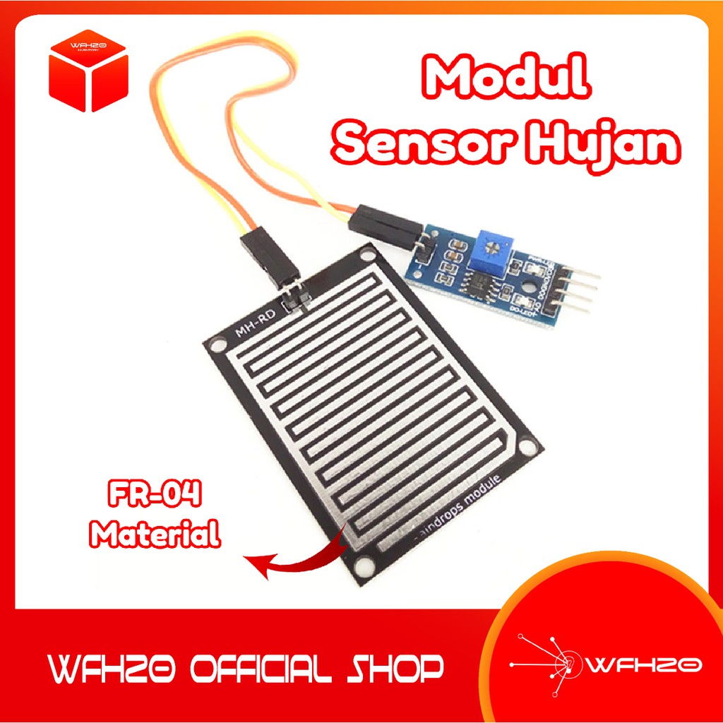 Jual Modul Sensor Hujan Module Mh Rd Sensor Tetesan Air Fr 04 Shopee 