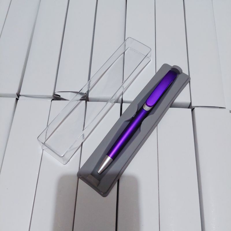 Jual Kotak Mika Box Untuk Pulpen Pena / Kemasan Pulpen | Shopee Indonesia