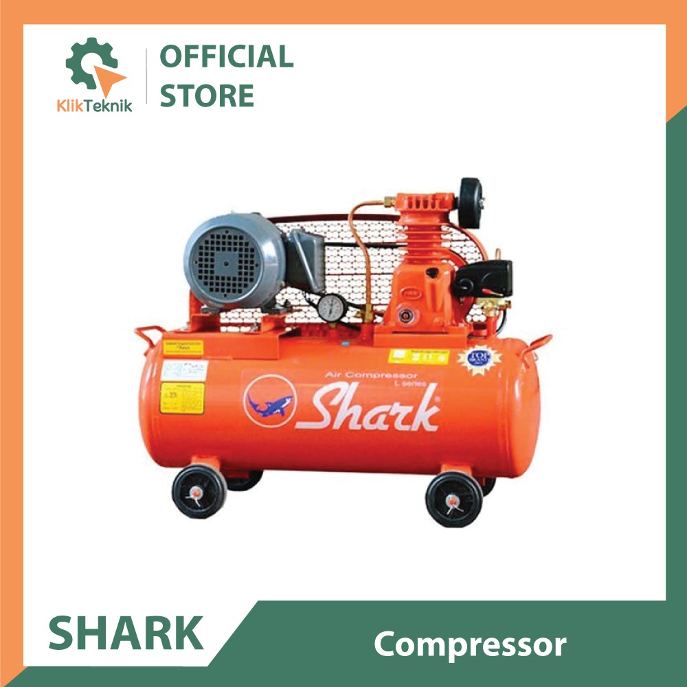 Jual SHARK Compressor 1 atau 4hp otomatis + Elektromotor 1 atau 4 Fetch ...