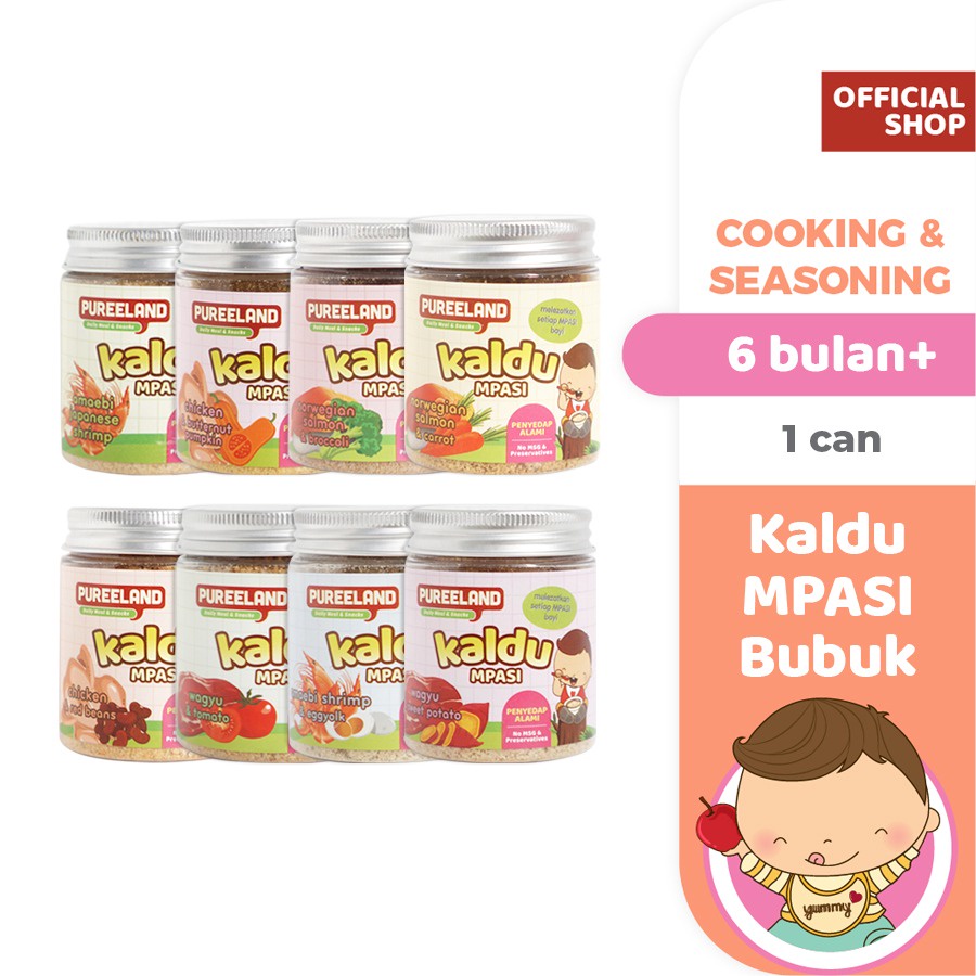 Jual Pureeland Kaldu MPASI Wagyu, Salmon, Ayam / Penyedap Alami MPASI ...