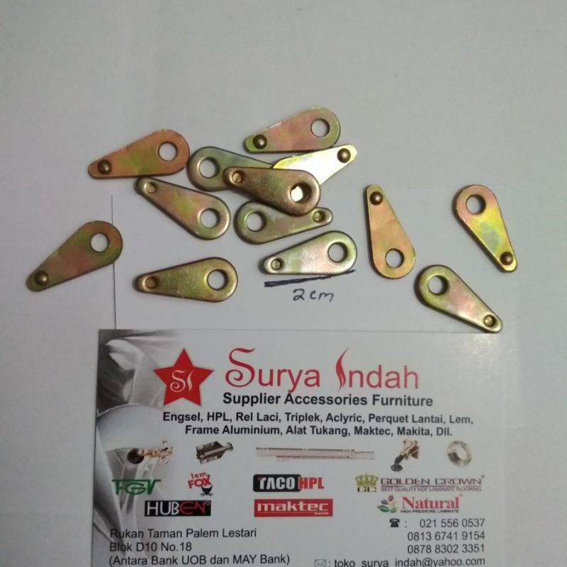 Jual Kuaci Pen besi penahan kaca Besi panjang 2 cm Harga per bungkus ...