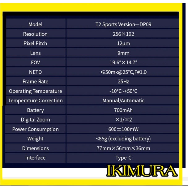 Jual InfiRay Official DV DP09 Thermal Imager Thermal Imagig Camera Infrared | Shopee Indonesia