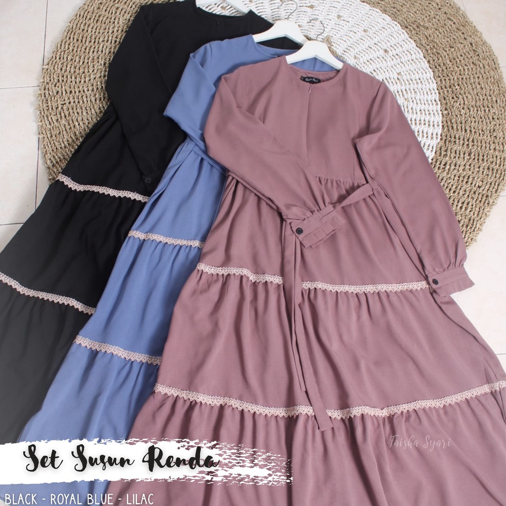Jual GAMIS ONLY RUFFLE RENDA SUSUN | Shopee Indonesia