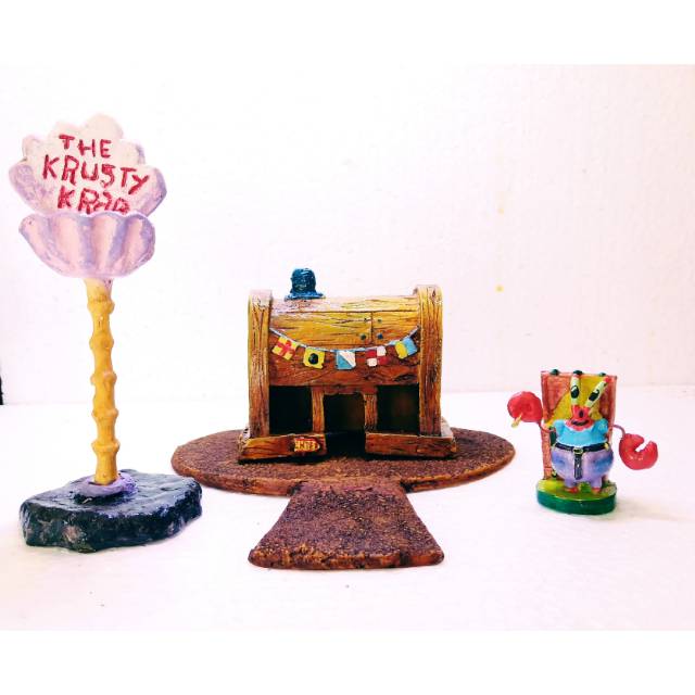 Jual Hiasan aquarium Krusty Krab | Shopee Indonesia