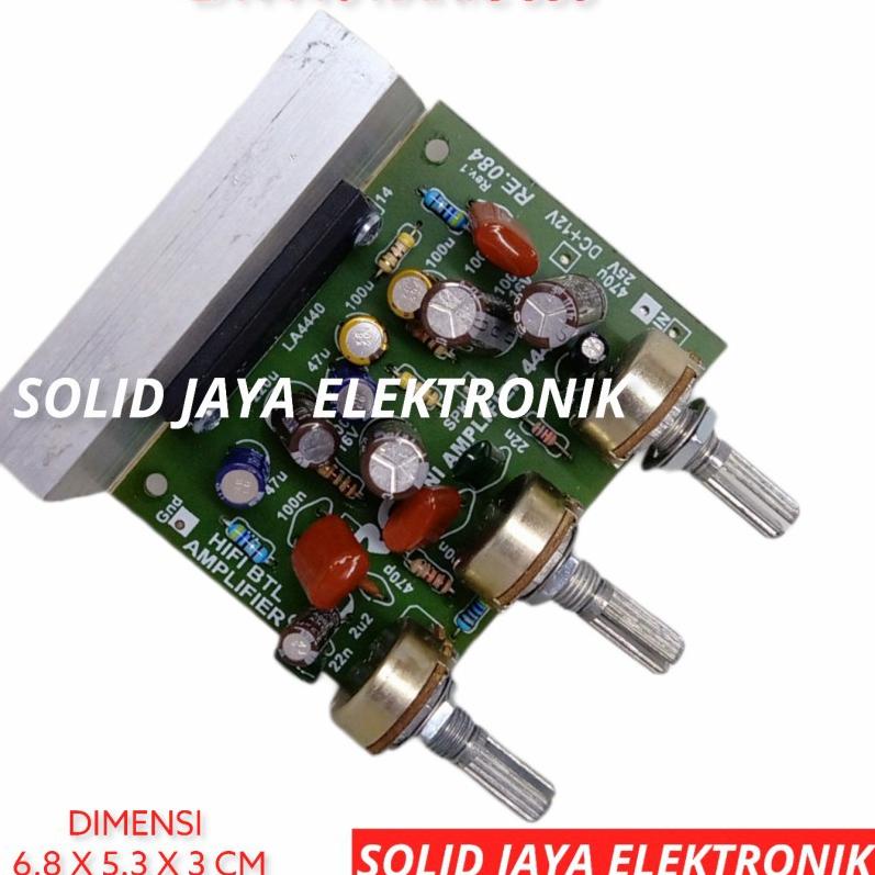 Jual Trend - KIT POWER AMPLIFIER 12V LA4440 LA 4440 12 V VOLT DC AKI ...