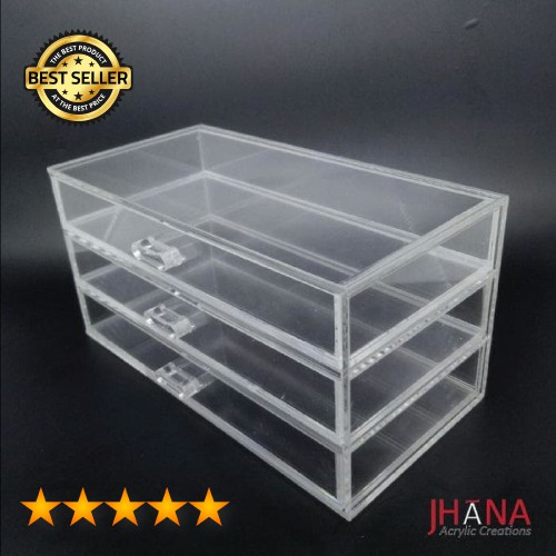Jual Tempat Kosmetik akrilik /acrylic display DK14 #BISAGOJEK | Shopee ...
