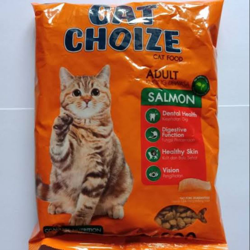 Jual Makanan Kucing DRY FOOD CAT CHOIZE RASA SALMON FRESH PACK 800GR ...