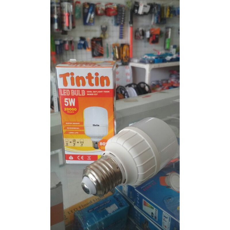 Jual Lampu Led Tintin 5 Watt Cahaya Putih | Shopee Indonesia