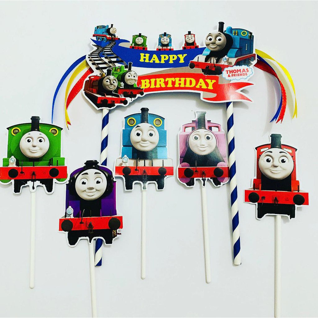 Jual Thomas and Friends Topper Cake Birthday/ Hiasan Kue Ulang Tahun ...