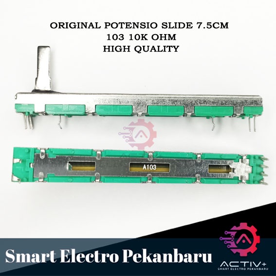 Jual ORIGINAL POTENSIO GESER ALPHA 10K OHM 7.5 CM Mixer Yamaha ...