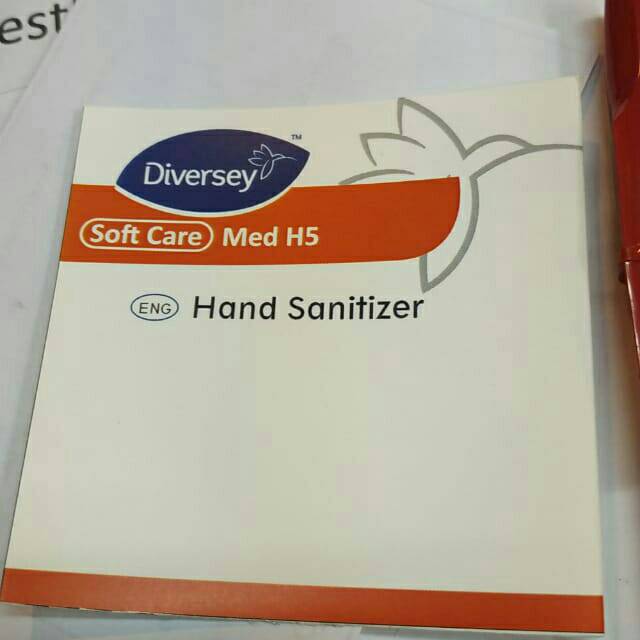 Jual Stiker hand sanitizer diversey UK 7x7cm | Shopee Indonesia