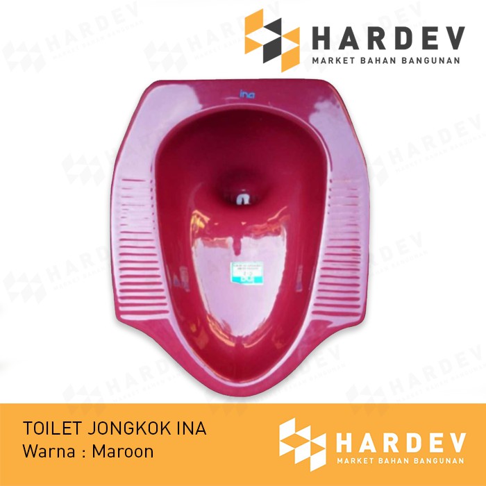 Jual CLOSET KLOSET JONGKOK INA MAROON C-2 TOILET | Shopee Indonesia
