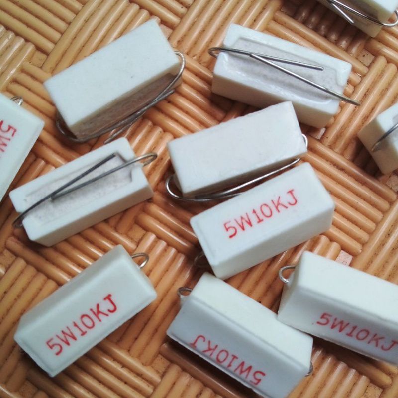 Jual Resistor R 10K ohm 5watt (per 10 pcs) | Shopee Indonesia