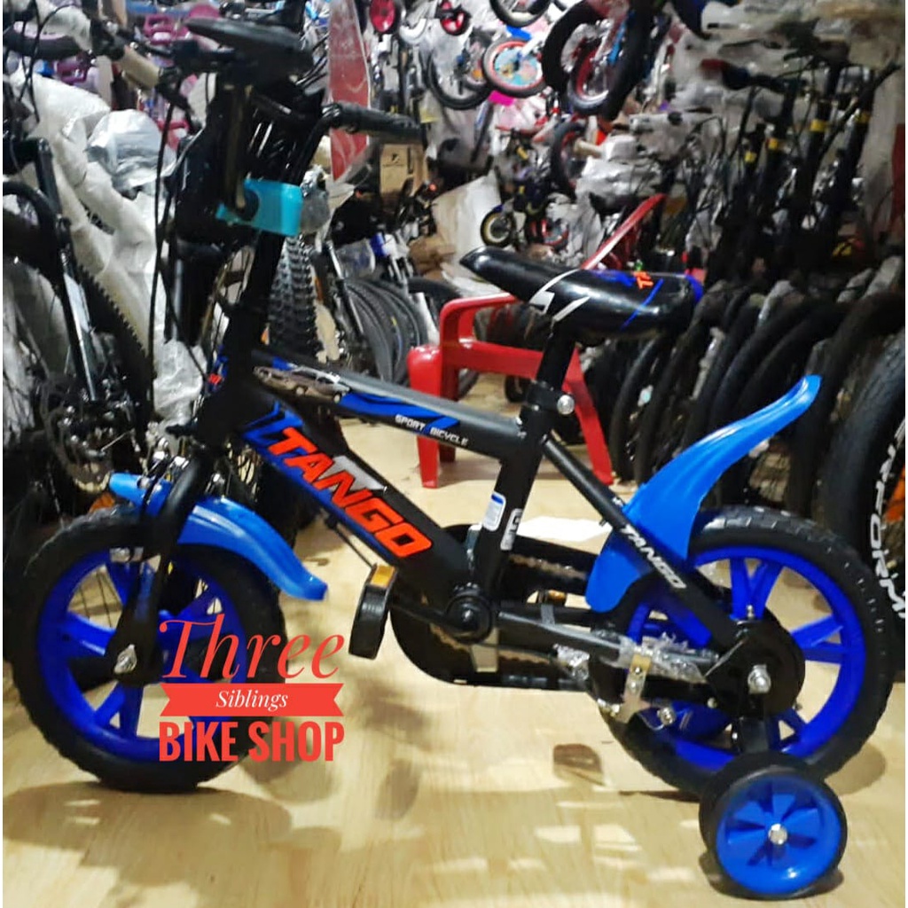 Jual SEPEDA ANAK BMX 12 INCH BAN EVA TANGO - WARNA BIRU | Shopee Indonesia