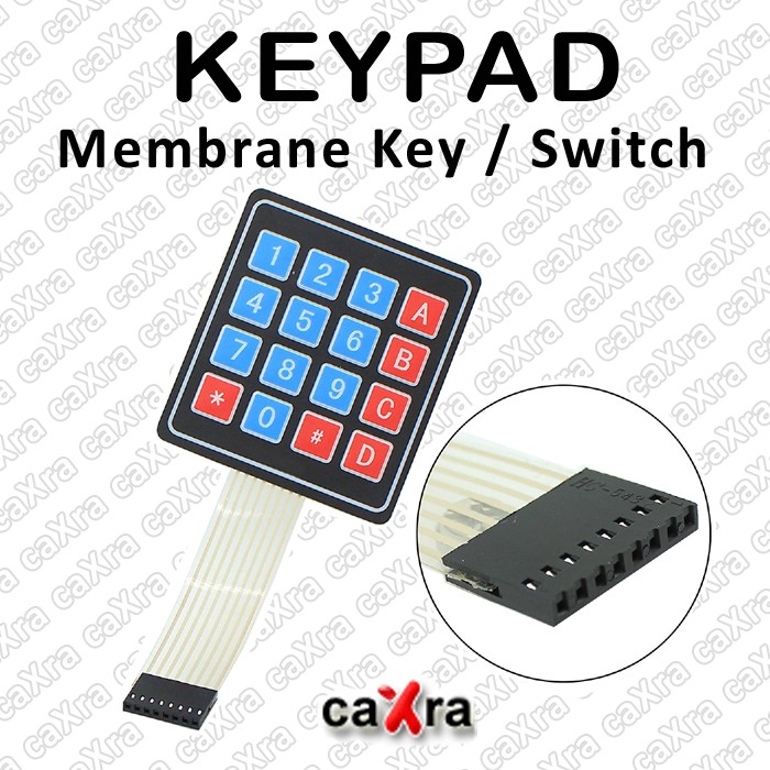 Jual Membrane Keypad Arduino 16 Key Keyboard 4 X 4 Avr Matrix Array Shopee Indonesia