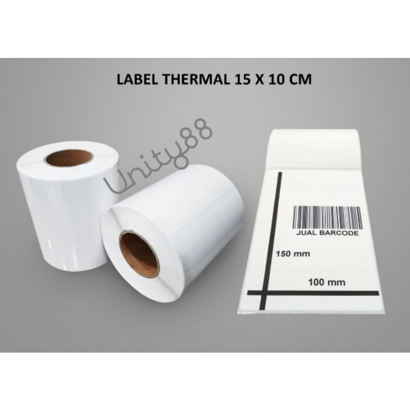 Jual Kertas THERMAL Stiker Tempel Label Cetak Resi | Shopee Indonesia
