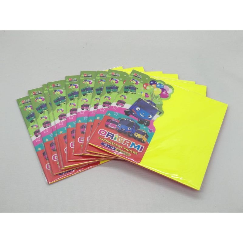 Jual Origami / Kertas Lipat ukuran sedang 16 cm x 16 cm | Shopee Indonesia