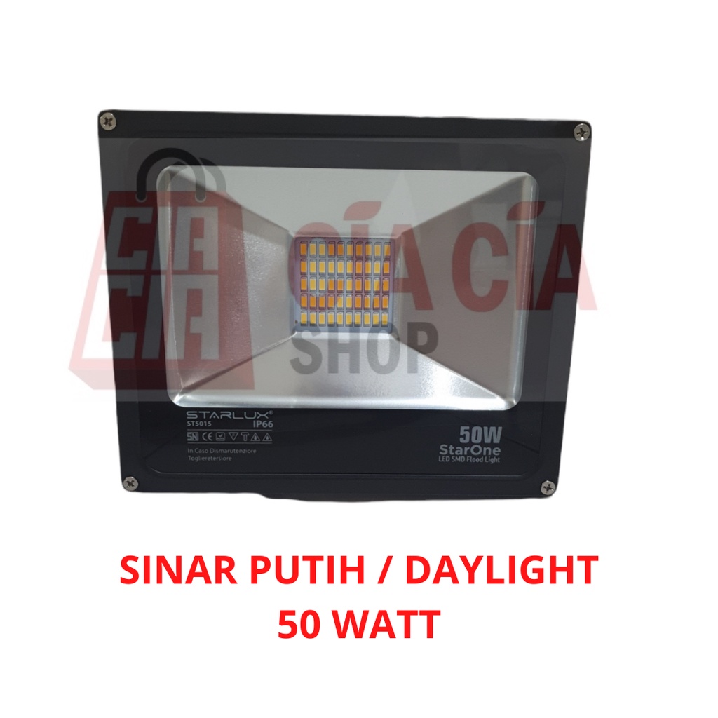 Jual STARLUX STARONE Lampu Tembak 50 WATT Lampu Sorot LED 50W LED Flood Light 50 W | Shopee ...