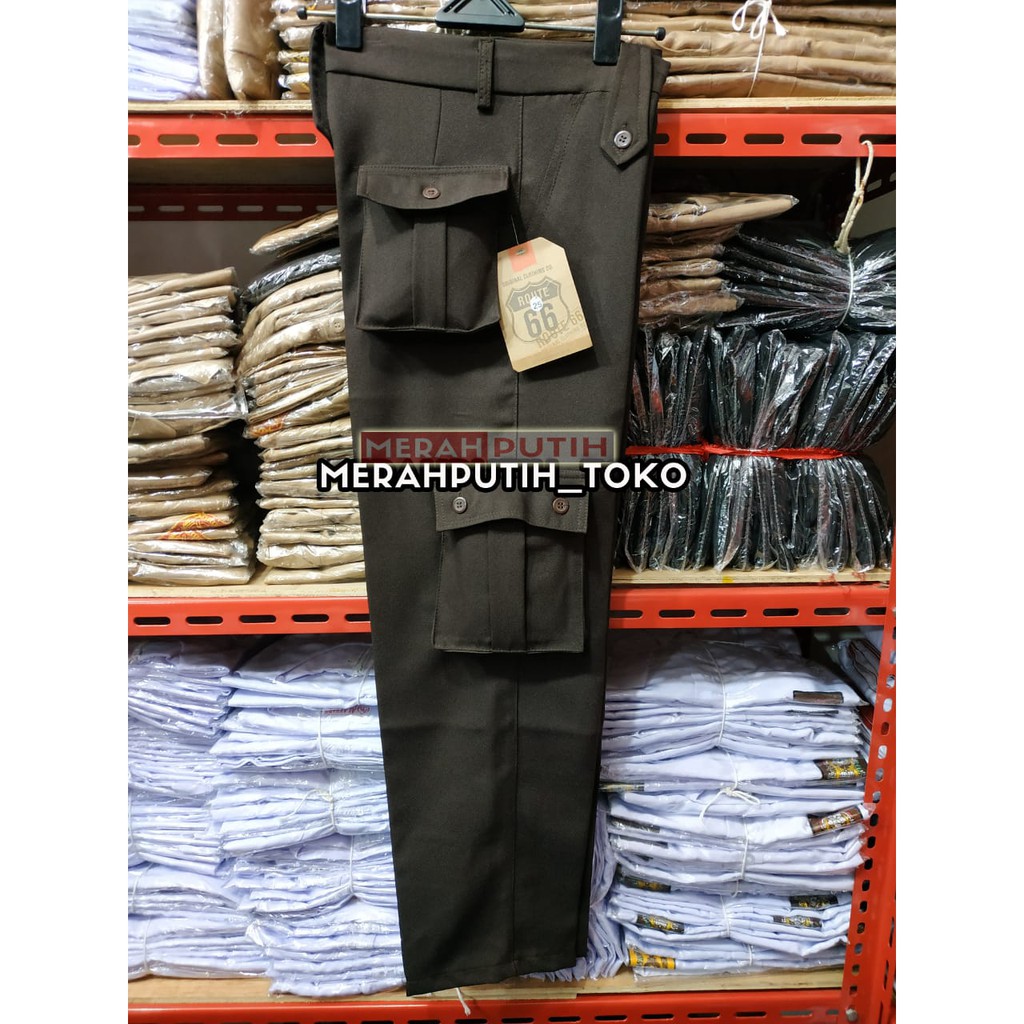 Jual [Termurah Best Quality] Celana Pramuka PDL Cargo Rapilo Rafilo (6 ...