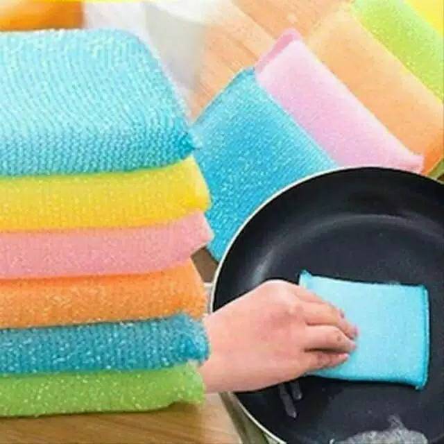 Jual Spon Tapas Bantal / Sponge / Spons Cuci Piring Dapur | Shopee ...