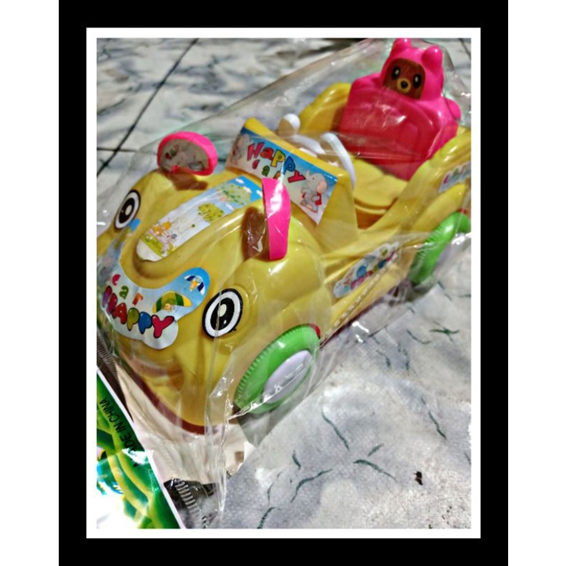 Jual MAINAN ANAK MOBIL TARIK LUCU HAPPY CAR | Shopee Indonesia